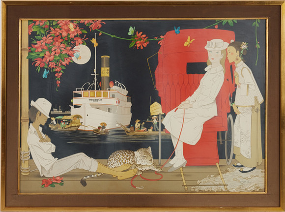 PHILIPPE NOYER (1917-1985). "White Lady", signerad Ph Noyer, numrerad E ...