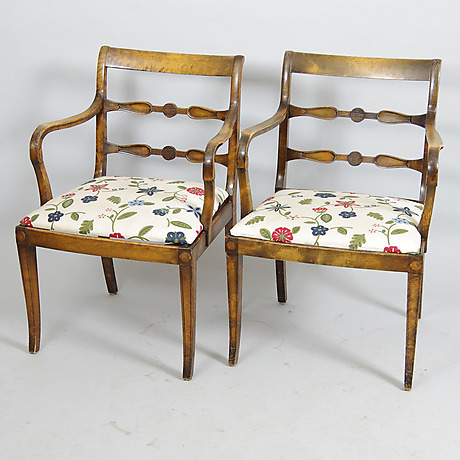 FRAME CHAIRS, 1 pair, veneered birch. Furniture - Armchairs & Chairs ...