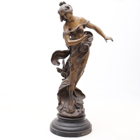 AUGUSTE MOREAU. After. "Libellule". Art - Sculptures & Bronzes - Auctionet