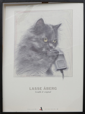 LASSE ÅBERG. PLANSCH, 1992. Art - Other - Auctionet