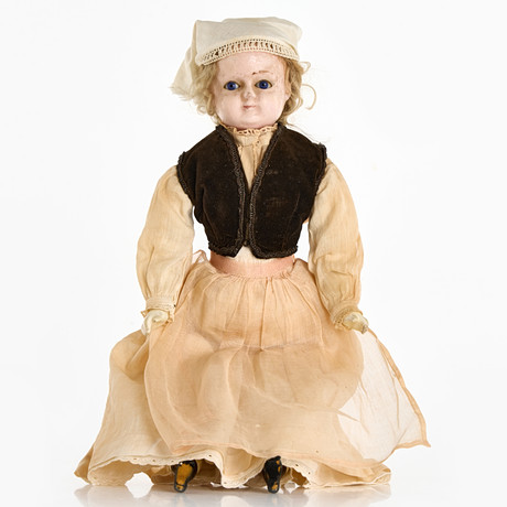 A wax doll, early 20th century. Toys - Toys - Auctionet