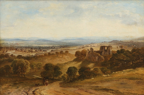 FREDERICK RICHARD LEE (1798-1879). Oil painting on canvas. Signed ...