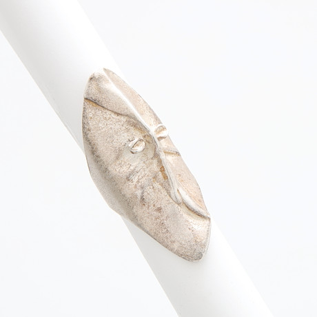 BJÖRN WECKSTRÖM. RING, sterling-silver, "Mask of Gonda", Lapponia ...