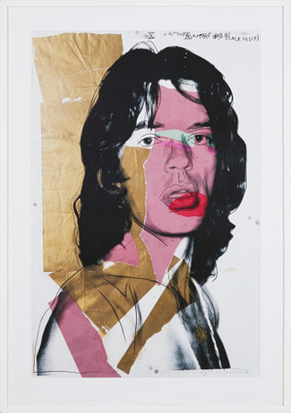POSTER. Mick Jagger in 1975, after Andy Warhol, offset print. Art ...