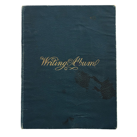 A LATE VICTORIAN HAND WRITTEN AND ILLUSTRATED WRITING ALBUM. Books ...