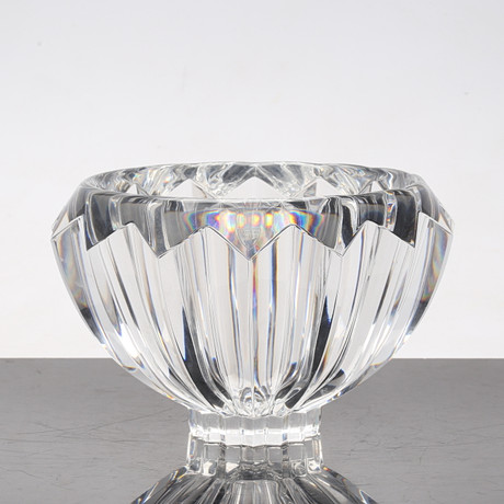 ERIKA LAGERBIELKE. A glass bowl, “Zodiak”, Orrefors, signed. Glass ...
