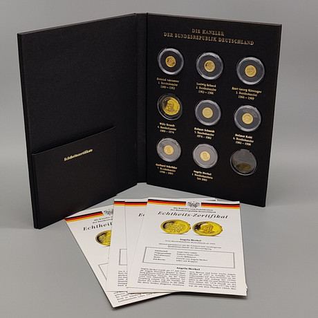 COIN COLLECTION: THE CHANCELLORS OF THE FEDERAL REPUBLIC OF GERMANY - 7 ...