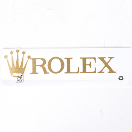 A BRASS ROLEX CROWN EMBLEM AND LETTERS. Clocks & Watches - Wristwatches ...