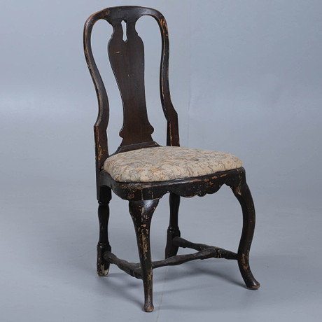 STOL, rokoko, 1700-tal. Möbler - Fåtöljer & Stolar - Auctionet