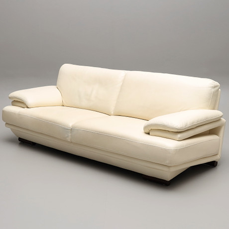 SOFFA, 3 sits, skinn, Natuzzi, Italien, 2000-tal. Möbler - Soffor ...