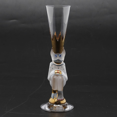 GUNNAR CYRÉN. snapsglas, from the series “Nobel”, commemorative glass ...