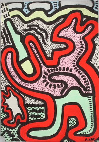 ALEXANDER KAJ LINDSTRÖM. Composición, acrílico, firmada. Arte - Pintura ...