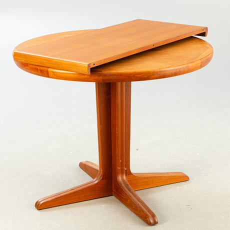 Runt matbord, utdragbart, VV Møbler, Danmark, 1960-tal. Möbler - Bord ...