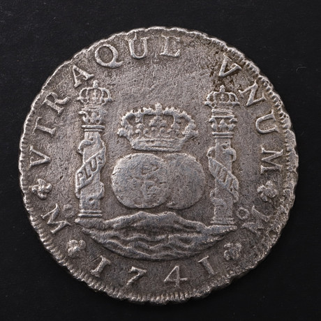 A SPANISH SILVER 8 REALES COIN FROM THE HOLLANDIA.. Coins, Medals ...
