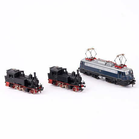 FLEISCHMANN 4016 2 steam locomotives and 4335 electric locomotive E10 ...