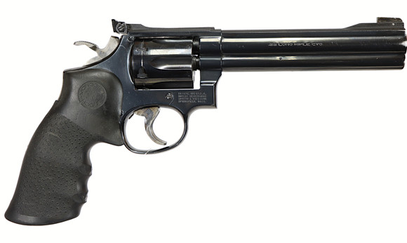 REVÓLVER, Double Action, marca Smith & Wesson, modelo 17-6, calibre ...