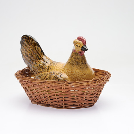 A ceramic egg hen, 20th century. Ceramics & Porcelain - European ...