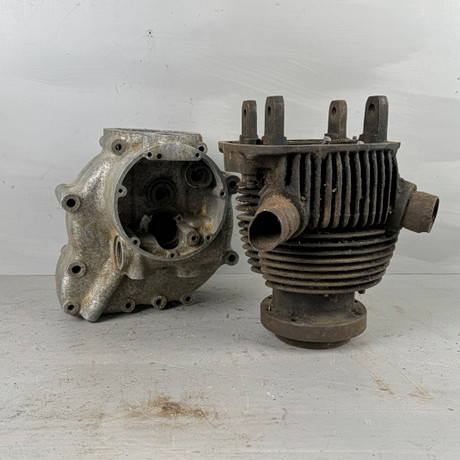 A RUDGE, cylinder head and engine block, 1920/30s, England. Vehicles ...
