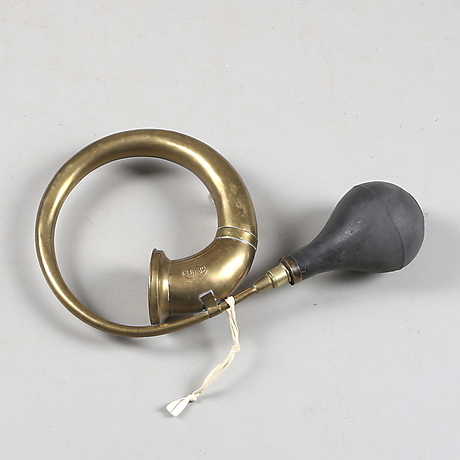 SIGNAL HORN, brass, Deluxe, first half of the 20th century ...