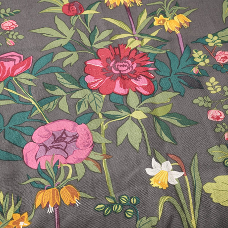 GOCKEN JOBS. GARDINER. Handtryckt och namngiven "Sommar". Leksand. Grå ...