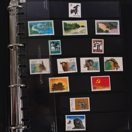 STAMP ALBUM, China. Coins, Medals & Stamps - Stamps - Auctionet