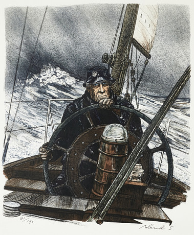 ROLAND SVENSSON (1910-2003). "Rorsman" ("Jacob Wallenberg"), signerad ...