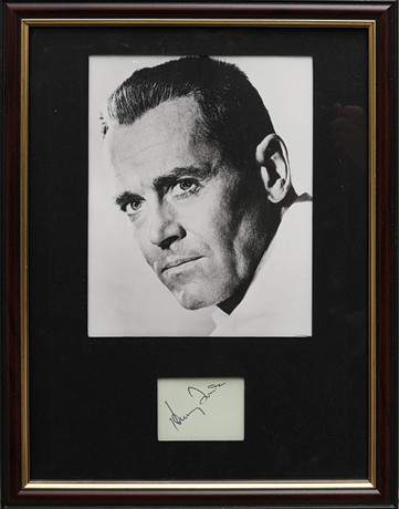 AUTOGRAPH. HENRY FONDA, AMERICAN ACTOR (1905-1982). Books, Maps ...