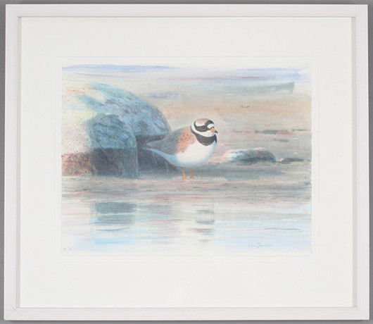 LARS JONSSON. "Invid stenen", färglitografi, signerad EA-upplaga. Konst ...