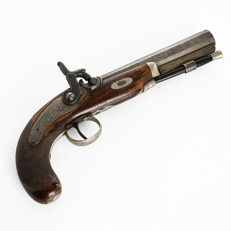 SLACKLOCK PISTOL, England circa 1840. Weapons & Militaria - Guns ...