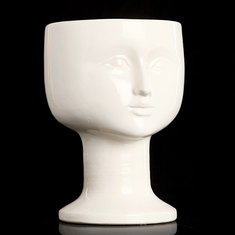 LISA LARSON, Face vase/outer lining, marked LISA L., MADE IN SWEDEN ...