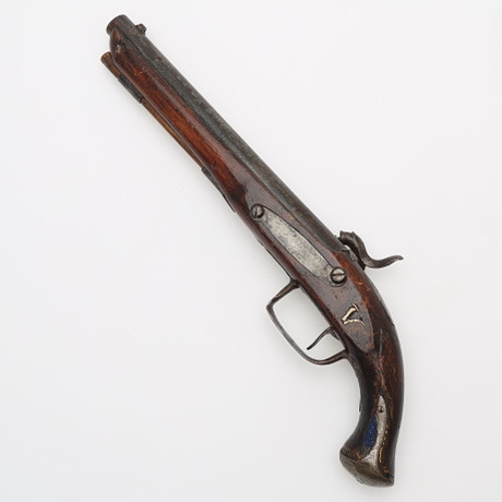 A SLAG LOCK PISTOL, 19th century. Weapons & Militaria - Guns & Rifles ...