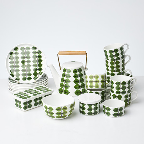 STIG LINDBERG. Tea set, “Berså”, 20 dlr Gustavsberg. Ceramics ...