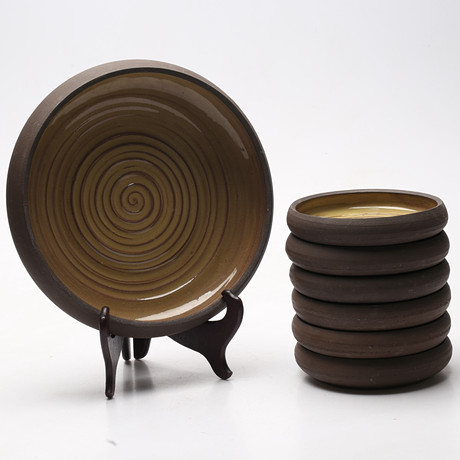 BODIL HANSEN. Servis, 7 delar, keramik, Møn, Danmark. Keramik & Porslin ...