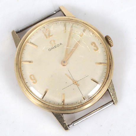 ARMBANDSUR, boett i 14k guld, Omega, manuellt uppdrag, 1950/60-tal ...