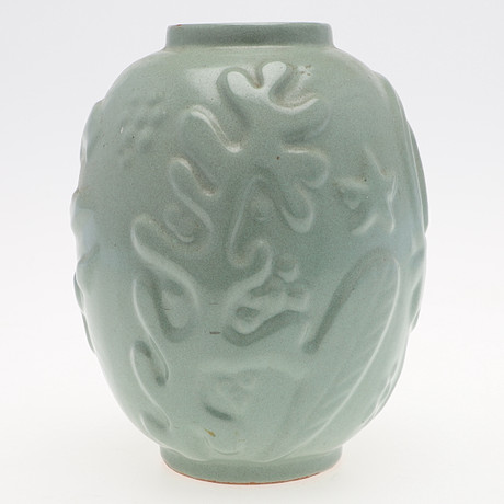 ANNA-LISA THOMSON. An earthenware vase, Upsala Ekeby, mid 20th century. Ceramics & Porcelain ...