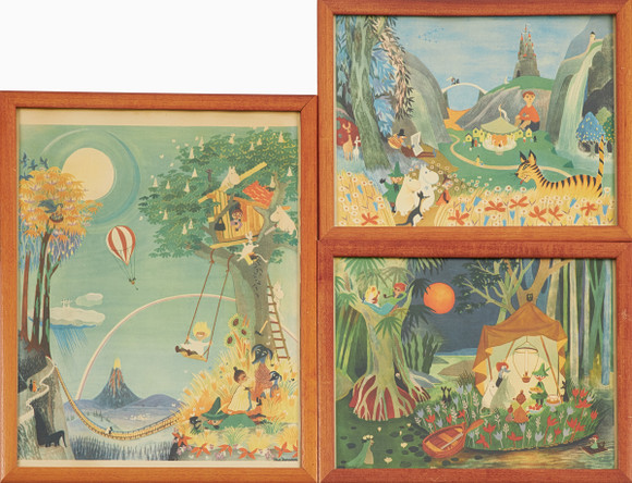 TOVE JANSSON & LARS JANSSON. Según. 3 impresiones offset, Moomin y sus ...