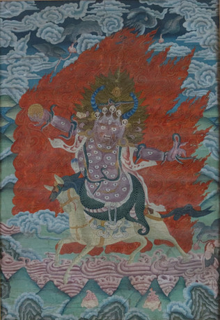 THANGKA of Digpa Tsara Ru-chan srin (also Dig-ra Ru chan-srin) - Tibet ...