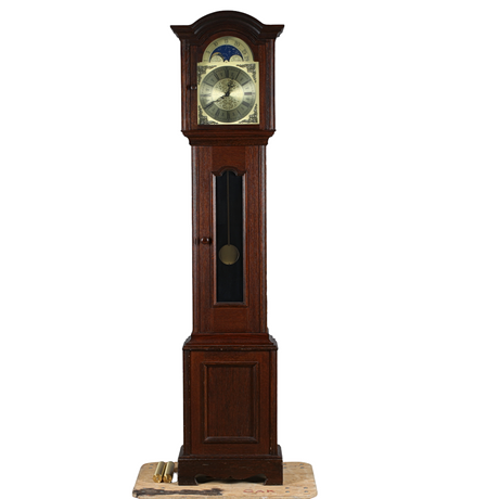 A floor clock, dark stained wood, 20th century. Clocks & Watches ...