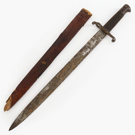 SABLE BAYONET, 19th century, similar to British bayonet m/1856. Weapons ...