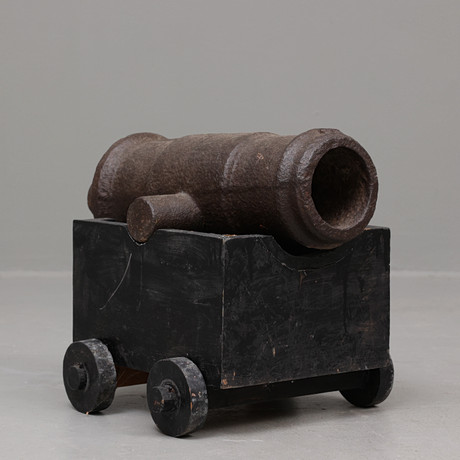 KANON, så kallad mörsare, järn, 1800-tal. Vapen & Militaria ...