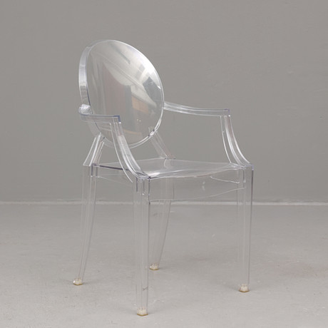 PHILIPPE STARCK. Stol. "Louis Ghost Chair", plexiglas, Kartell. Möbler ...