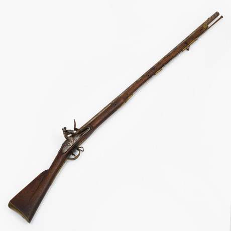 A FLINT LOCK RIFLE, England, 17th/19th century. Weapons & Militaria ...