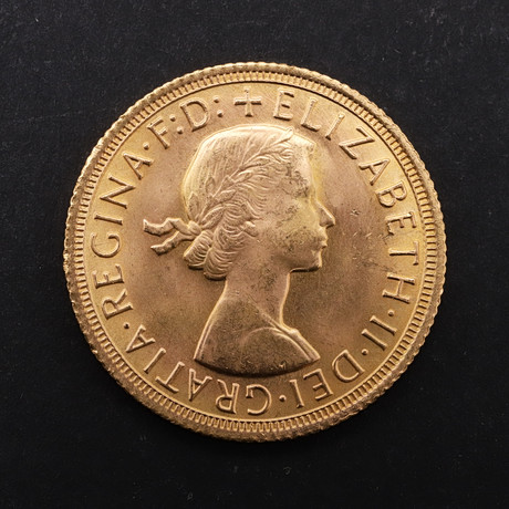 AN ELIZABETH II SOVEREIGN. 1968. Coins, Medals & Stamps - Coins - Auctionet