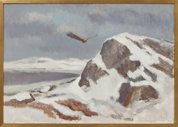 ALLAN ANDERSSON. Oil on canvas, signed. Art - Paintings - Auctionet