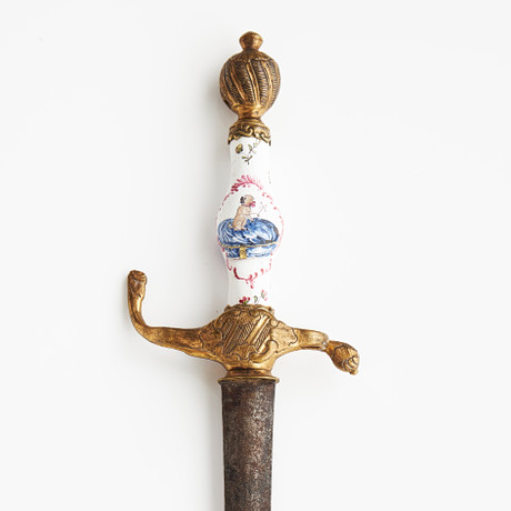 COSTUME VÄRJA, German, mid 18th century, Rococo, brass bracket ...