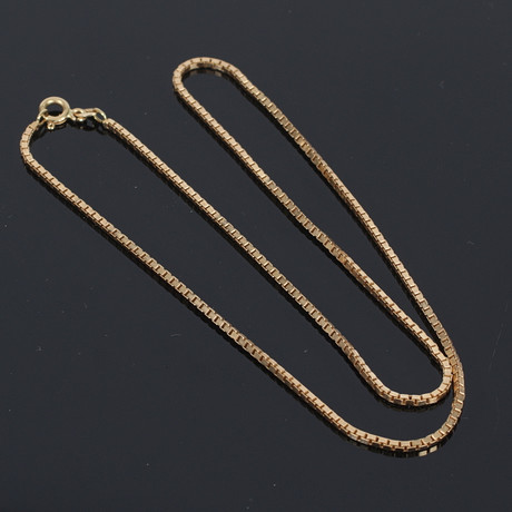 HALSKEDJA, 18k guld, Vieri Spa, Italien. 1900-tal. Smycken & Ädelstenar ...