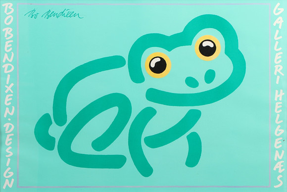 BO BENDIXEN. Offset lithograph “Bo Bendixen Design, Galleri Helgenæs ...