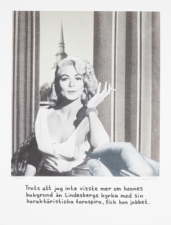 JAN STENMARK (FÖDD 1949). "Trots att jag inte visste ...", signerad Jan ...