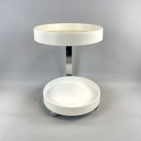ROLLING TABLE, wood/metal. Furniture - Tables - Auctionet