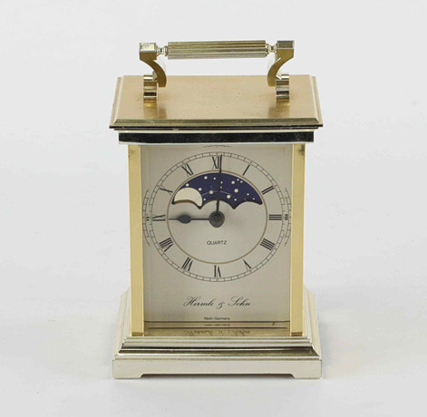 A Hermle & Sohn table clock, Germany, second half of the 20th century ...